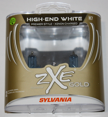 Sylvania Silverstar ZXE Gold H7 55W 2 Bulbs Head Light Xenon Charged ...
