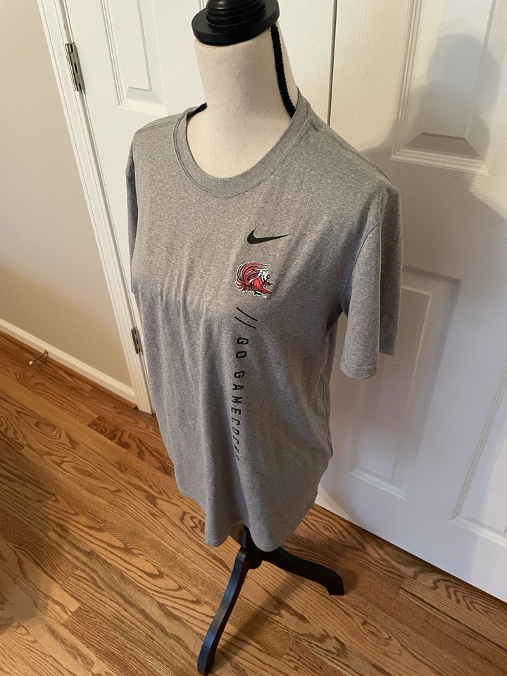 Nike Dri-Fit Gray South Carolina Go Gamecocks Men's Tee Size M Athletic ...