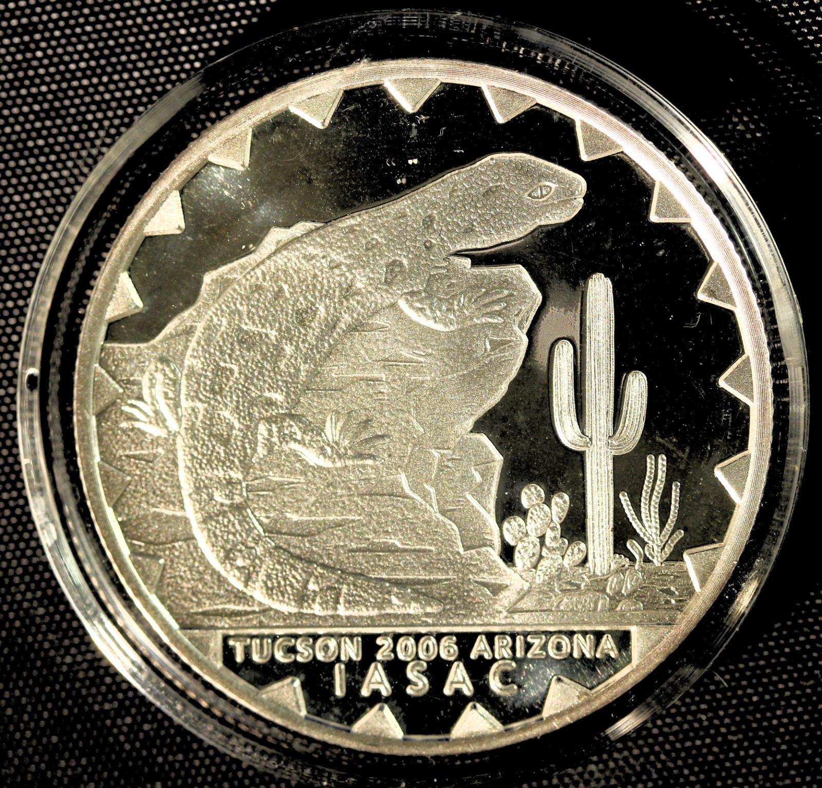 Daniel Carr Tucson Arizona 2006 IASAC 1 Oz Silver RARE Limited Edition ...