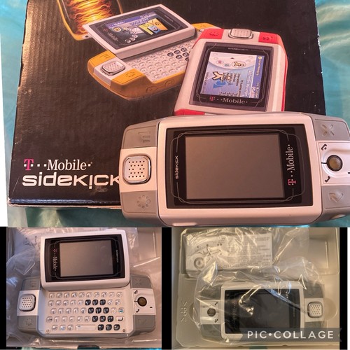 T-Mobile Sharp Sidekick iD Cell Phone White Gray Kick Flip In Box | eBay