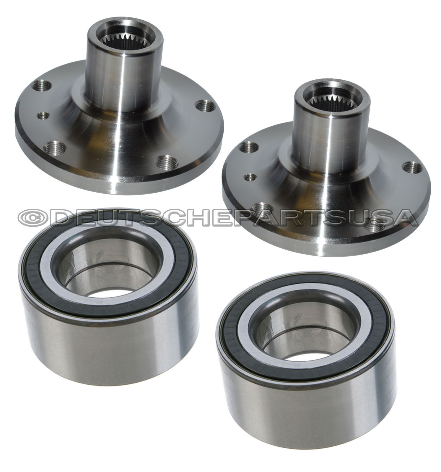 BMW E53 X5 Front Wheel HUB WITH BEARING LEFT + RIGHT 31 20 6 756 256 ...