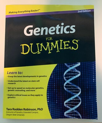 Genetics for Dummies by Tara Rodden Robinson (Trade Paper ...