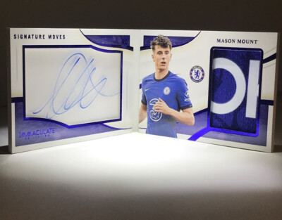 2020 PANINI IMMACULATE SOCCER MASON MOUNT CHELSEA ROOKIE AUTO BOOKLET 4 ...