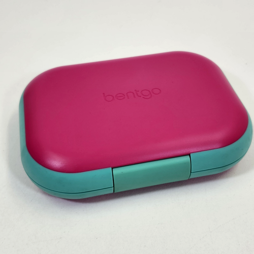 Bentgo Chill Kids Bento Lunch Box Leak-Proof Pink Teal BPA-Free Ice ...