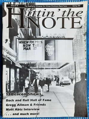 Allman Brothers Hittin' The Note Quarterly Allmanac #14, Spring, 1996 ...