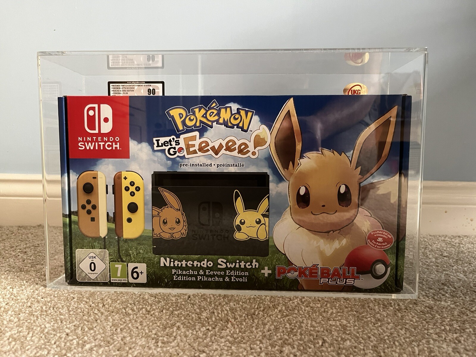 POKEMON LET’S GO EEVEE - SWITCH CONSOLE - GRADED 90 - UKG VGA WATA | eBay