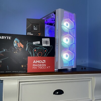 white light 4k gaming pc | eBay
