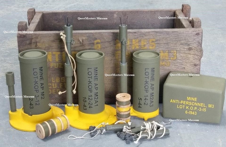 U.S. WWII M2A4 Anti-Personnel Mine Stencil, - Stencil 121 | eBay