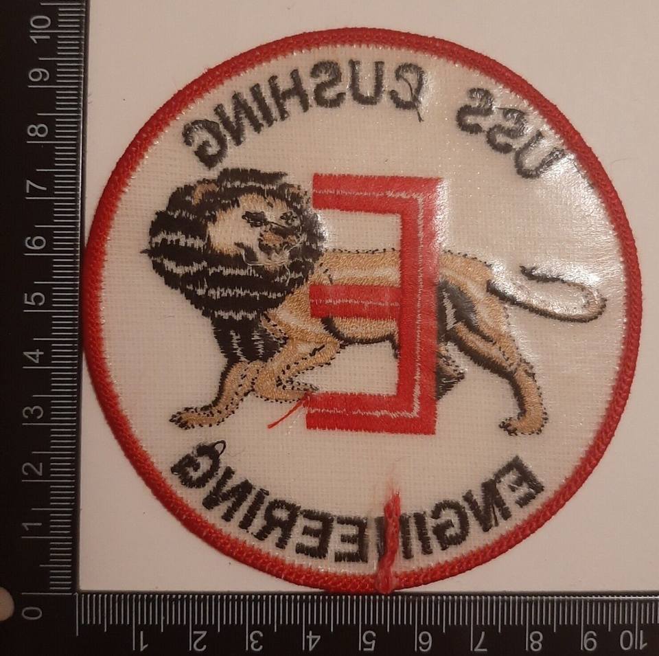 USN US Navy USS Cushing E Engineering Patch | eBay