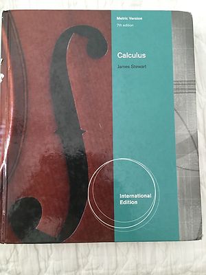 Calculus James Stewart Metric Version 7th Edition International Edition ...