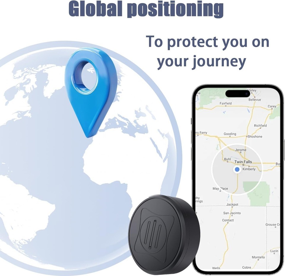 Mini GPS Tracker for Vehicles - Magnetic Real-Time GPS Tracker, No ...