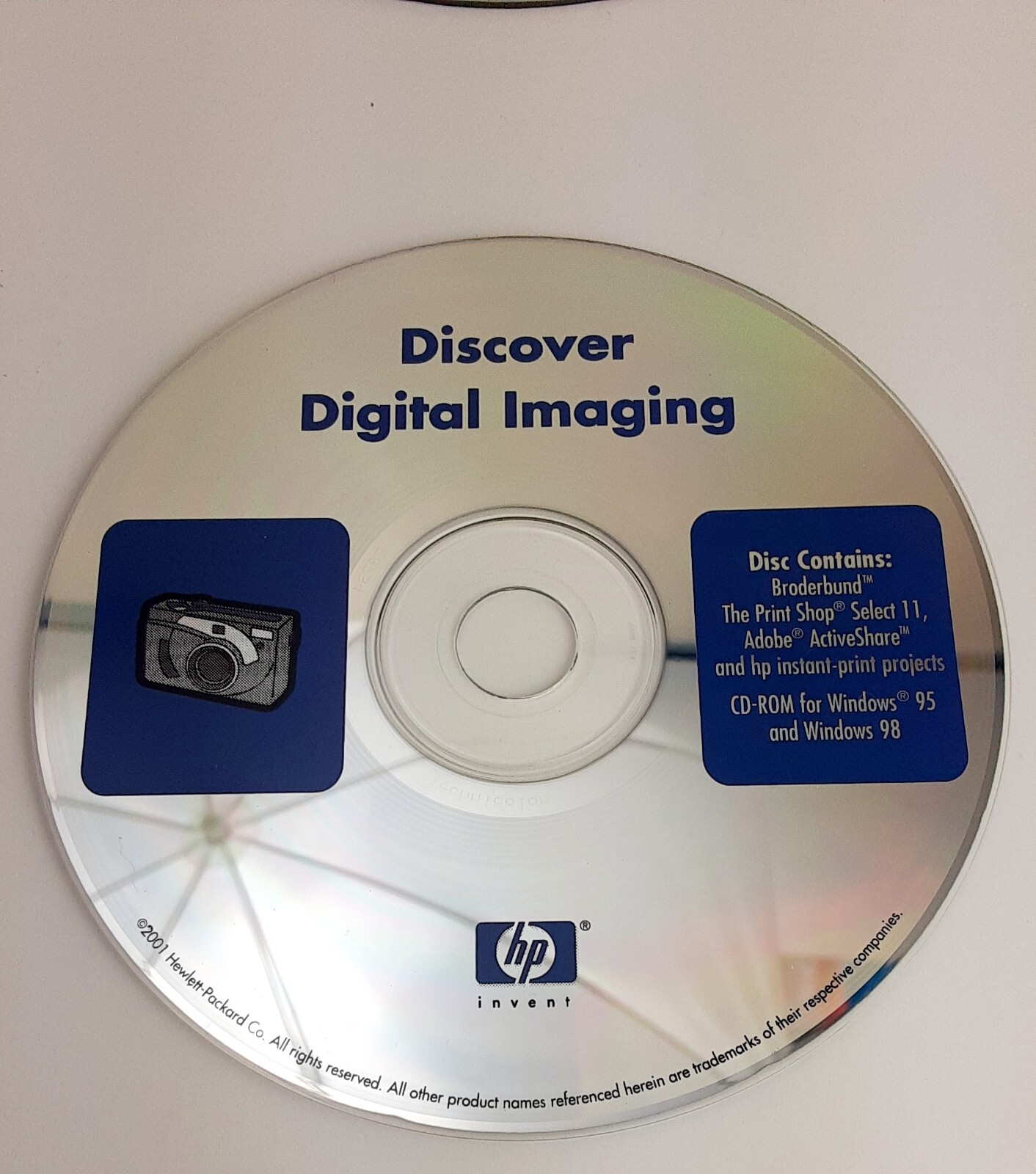 HP Discover Digital Imaging CD-ROM 2 CDs For Windows | eBay