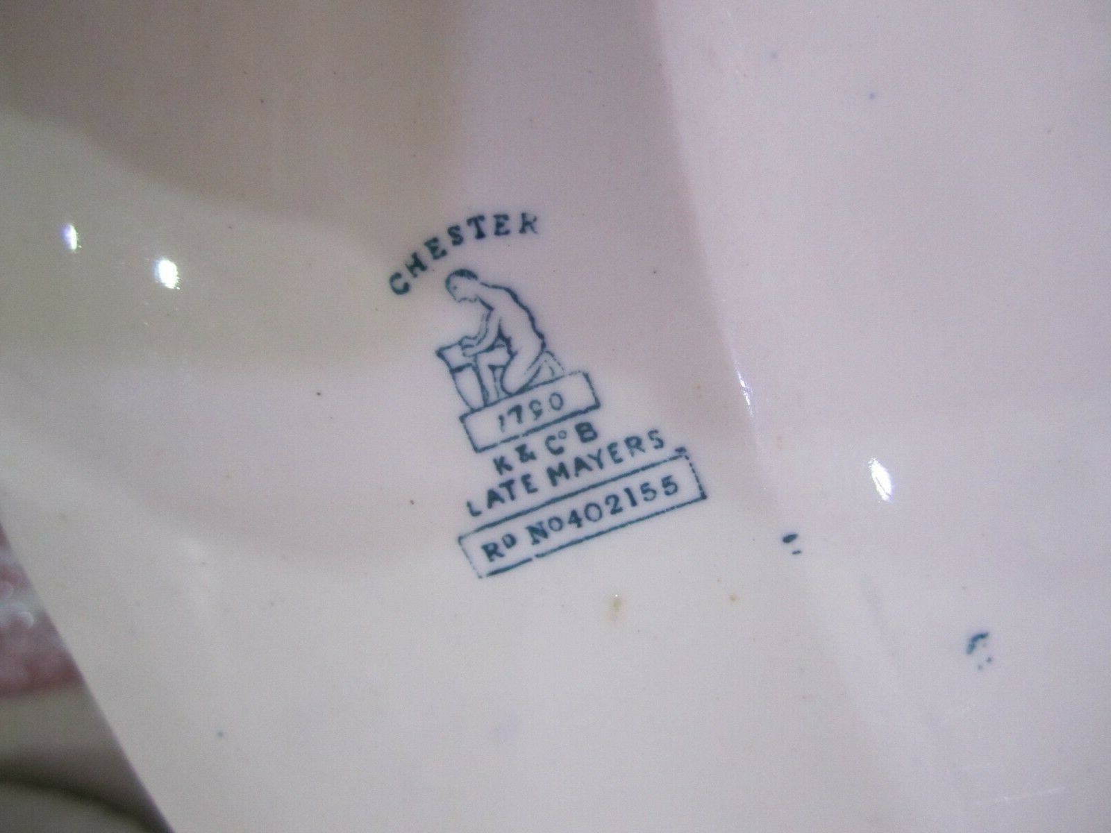 ANTIQUE,CHESTER KEELING LATE MAYERS,LARGE OVAL MEAT,TURKEY PLATTER,40 X ...