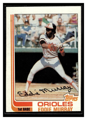 Eddie Murray #390 1982 Topps Baltimore Orioles | eBay