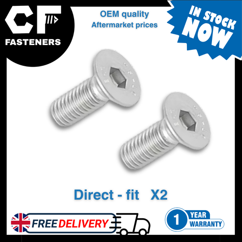 2x Brake Disc Retaining Fixing screw bolt Stainless Steel - Jetta MK5 ...