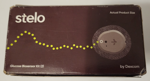 Stelo Glucose Biosensor Kit (2 Pack) By Dexcom Diabetes Brand New EXP 7 ...