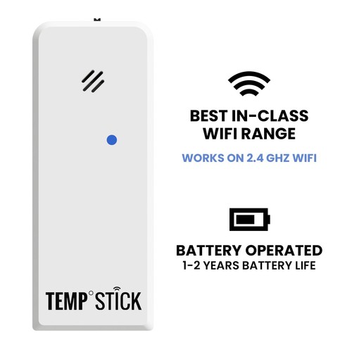 Temp Stick Remote WiFi Temperature & Humidity Sensor, Data Logger. No ...