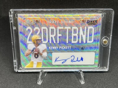 Kenny Pickett Draft Bound Autograph Wave Silver /30 Pitt Panthers ...