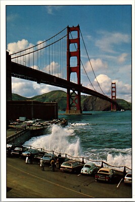 Vintage 1983 Postcard Golden Gate Bridge Photo by Ray Huber | eBay
