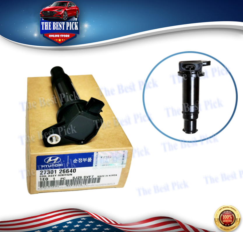 ⭐GENUINE⭐ Ignition Coil for 2006-2011 Hyundai Accent Kia Rio 1.6L ...