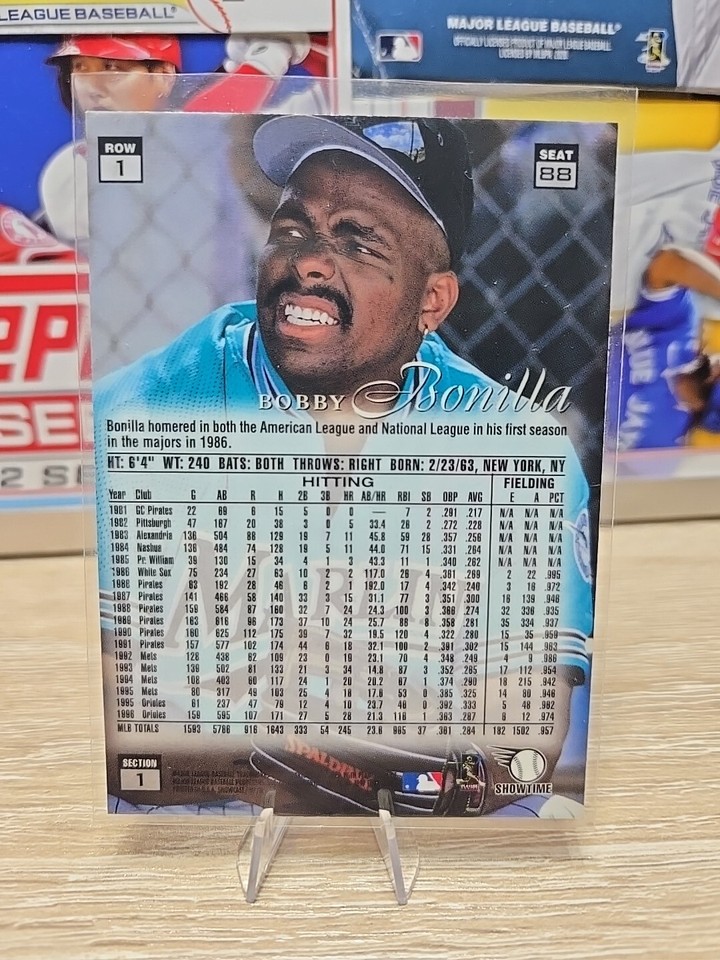 1997 Flair Showcase Bobby Bonilla Row 1 #88 | eBay