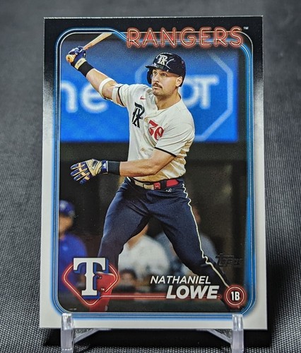 Nathaniel Lowe 2024 Topps Series 1 Flagship Baseball Card #174 Texas ...