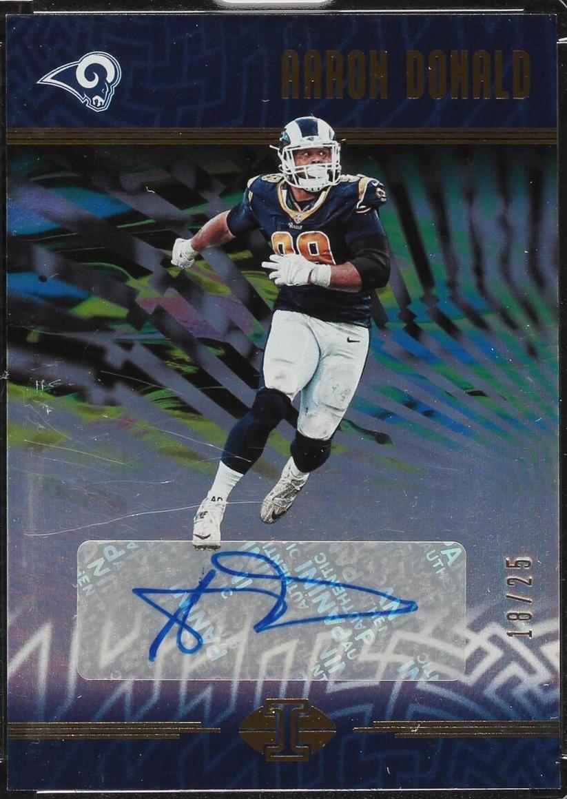 2018 Panini Illusions - Veteran Signs Aaron Donald #9 /25 (AU) for sale ...