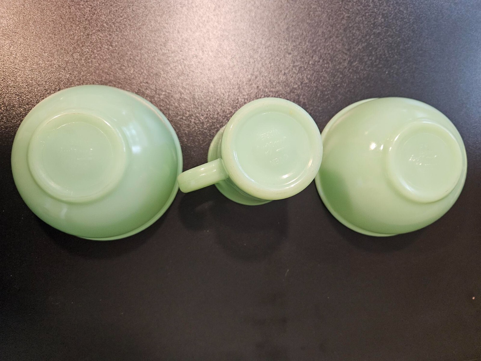 Vintage Fire King Jade-ite restaurant ware bowls and mug | eBay