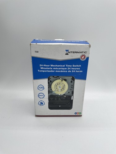 Intermatic T101 24Hr Mechanical Time Switch 120 VAC 60Hz SPST Metal P2🐝 ...
