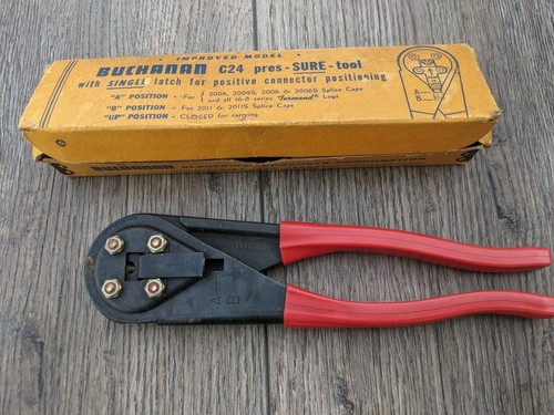Buchanan C-24 Pres Sure Tool 4-Way Crimp Electrician Crimper Crimping ...