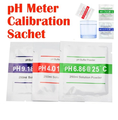 9 X PH Powder Buffer Calibration Sachet Solution 4.01 / 6.86 / 9.18 ...