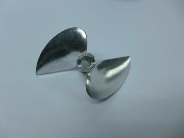 1/4" M275 Alloy Propeller Gas Boat Marine 1.5p 75mm Dia Prop 2 Blade ...