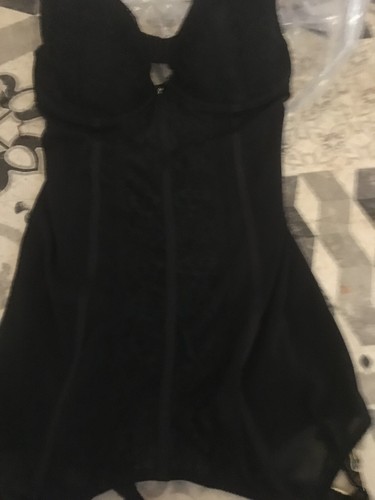 ANN SUMMERS basque SUSPENDERS BLACK SMALL F-H | eBay UK