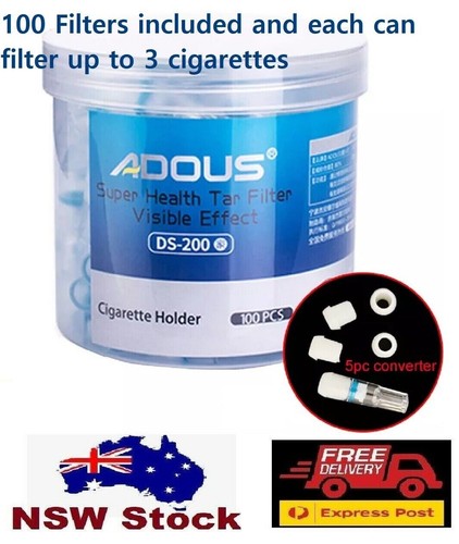 3 x Cigarette filter tips 100 pcs /bottle Tar Nicotine Reduce Tips ...