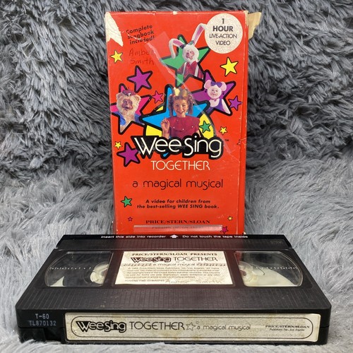 Wee Sing Together VHS A Magical Musical Side Loader 1985 Price Stern ...