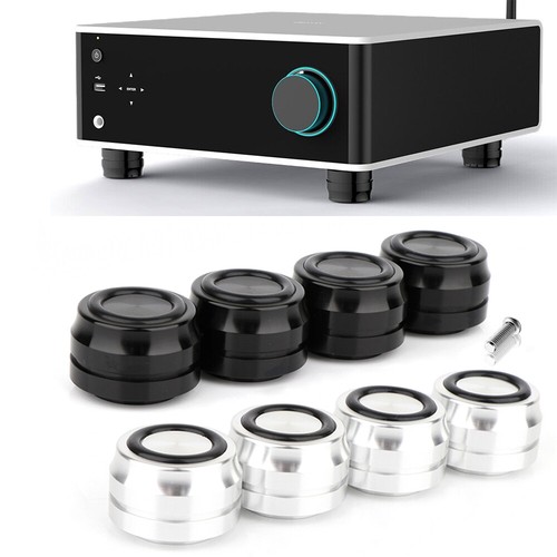 4pcs Aluminum HiFi Speaker Amp Stand Mount Turntable Isolation Feet ...