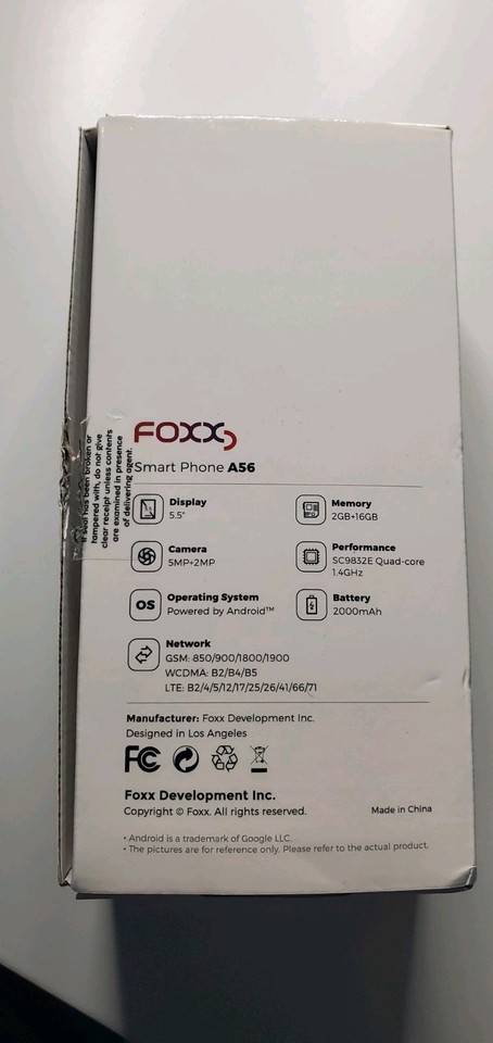 Foxx Smart Phone A56 AirTalk Wireless | eBay