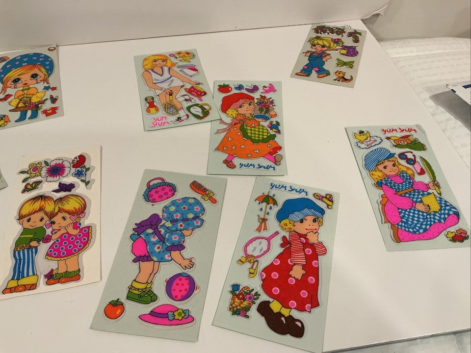 12 Large Yum YUM PUFFY STICKERS | eBay