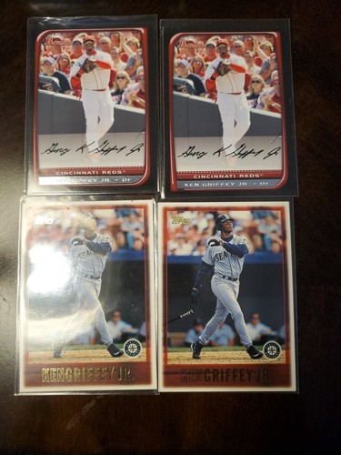 (4) Card Lot Ken Griffey Jr Mariners Reds | eBay
