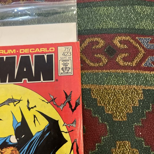 Batman 423 VG 1st Print Newsstand DC 1988 BIG KEY Iconic McFarlane ...