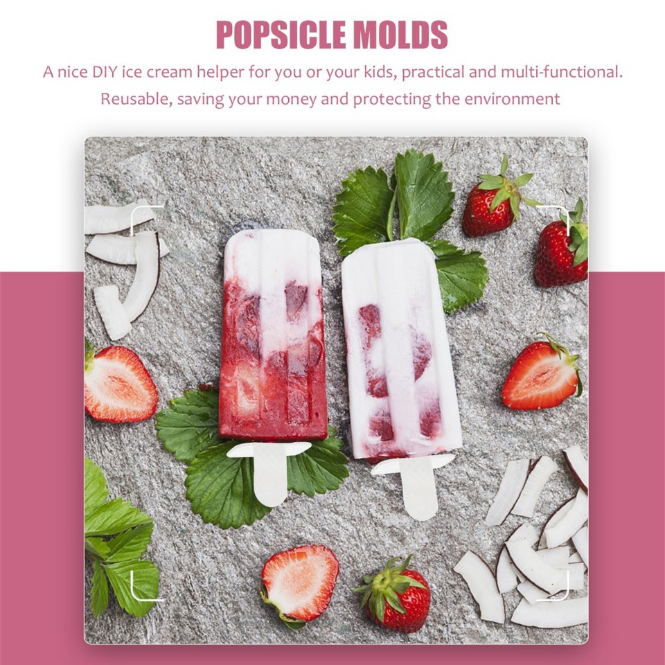 Ice Making Box Tray Cakesicle Moulds Cream Snow Mold Pop Homemade ...