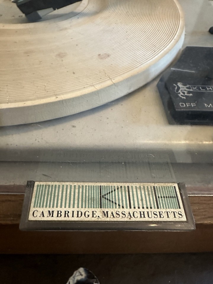 VNT KLH Model Twenty 20 Stereo Turntable Receiver 45 Rpm Record Player ...