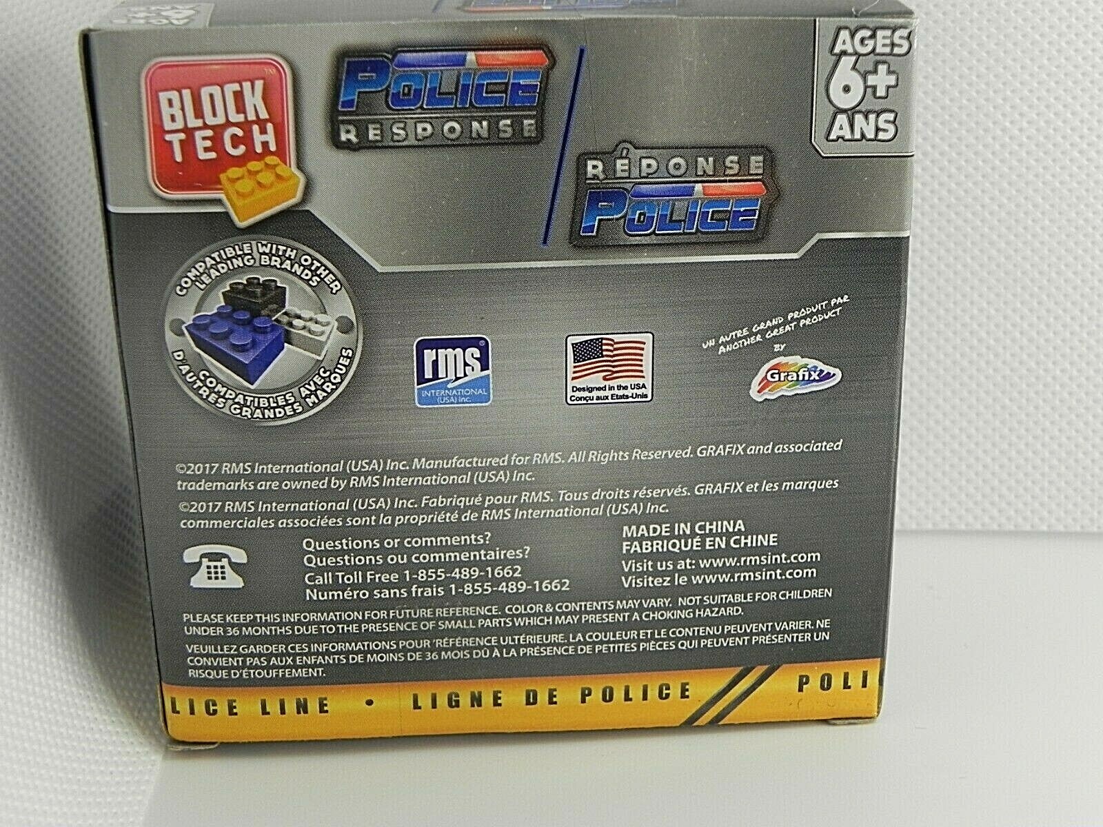 BLOCK TECH Police Response 2 Figurines NEW IN BOX Compatible with LEGO ...