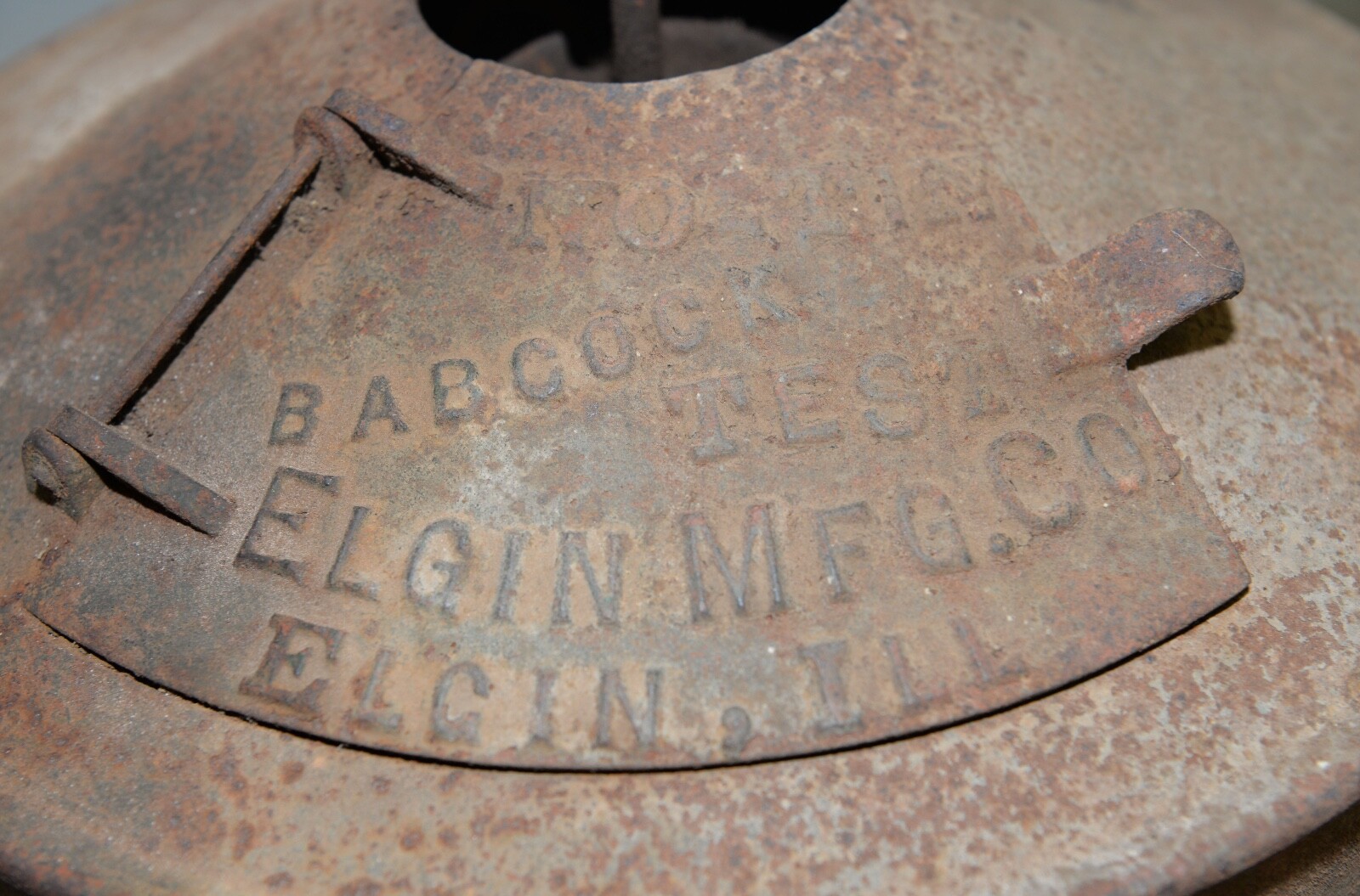 Rare antique Elgin butter cream separator collectible cast iron farm ...