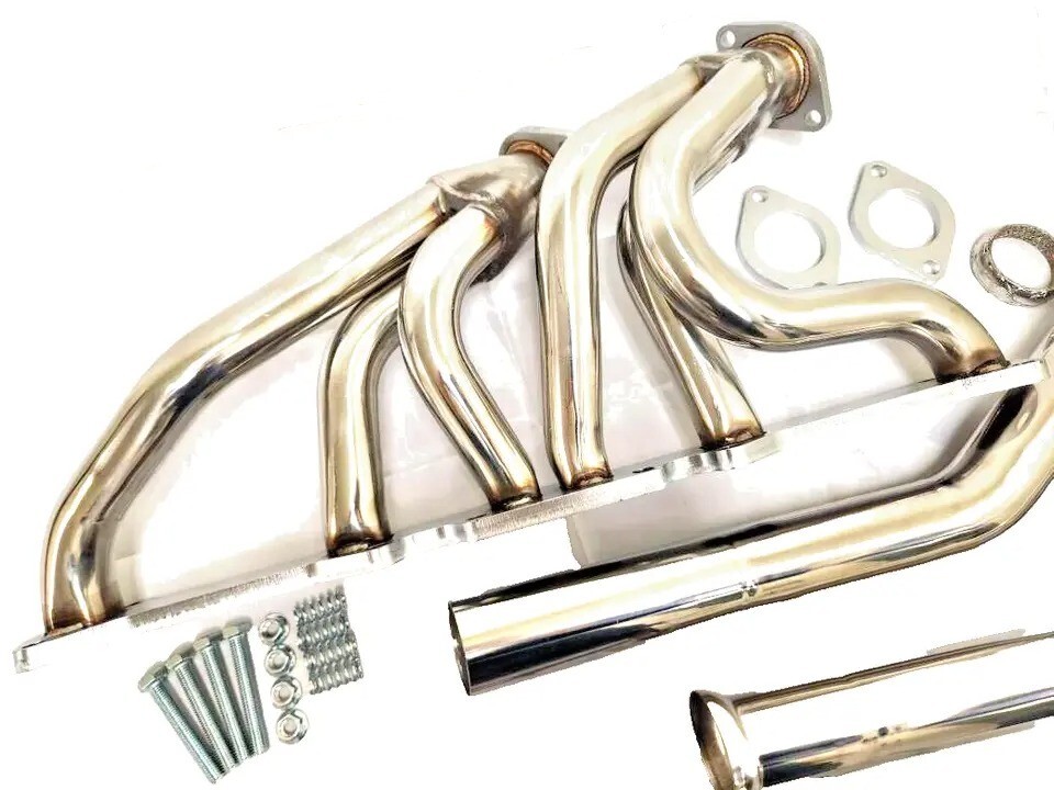 L6 144 170 200 250 CID Stainless Steel Manifold Exhaust Headers for ...