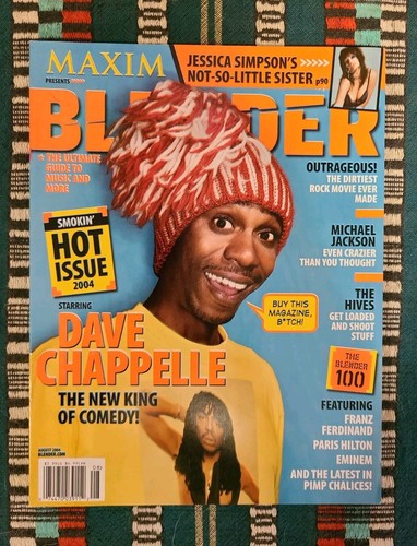 Maxim's Blender Magazine August 2004 D. Chappelle Like New Used ...