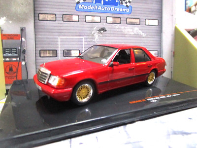 MERCEDES BENZ W124 Limousine 300 E Tuning BBS red rot 1984 CLC544 IXO 1 ...