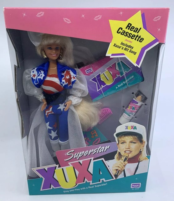 RoseArt BRAND Superstar Xuxa Doll No. 22000 With Real Cassette 1993 ...