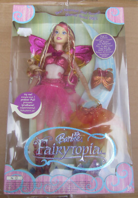 BARBIE FAIRYTOPIA CRYSTAL FEE CRISTAL ROSE Bambola Pixies Dolls Fatine ...