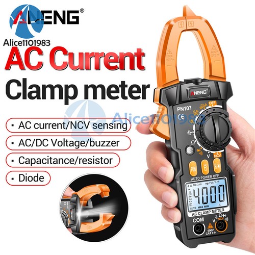 ANENG PN107 Digital Clamp Meter Multimeter 600A 600V Ammeter Voltager ...